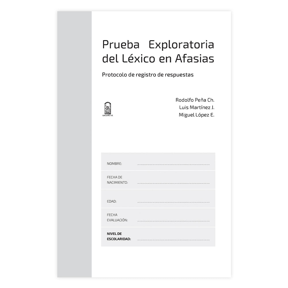 PRUEBA EXPLORATORIA DEL LÉXICO EN AFASIAS - LEA UC